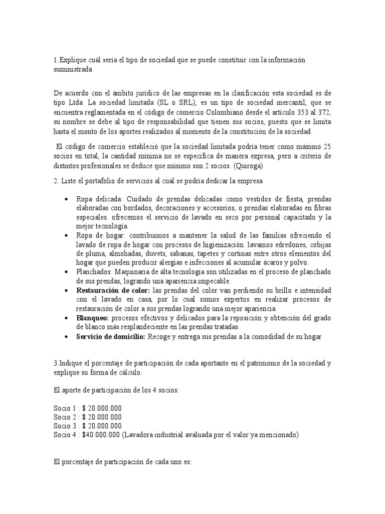 Trabajo Borrador. | PDF | Ropa | Business