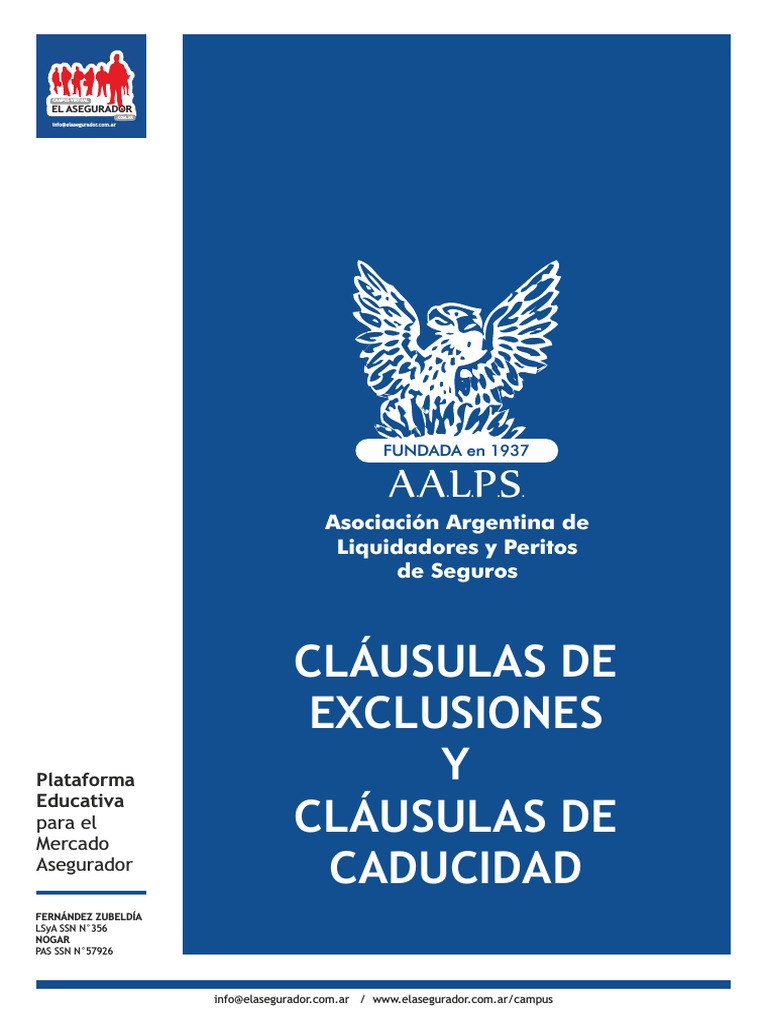 4-Exclusiones y Caducidad | PDF | Póliza de seguros | Justicia