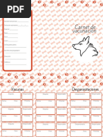 Carnet Control Veterinario | PDF