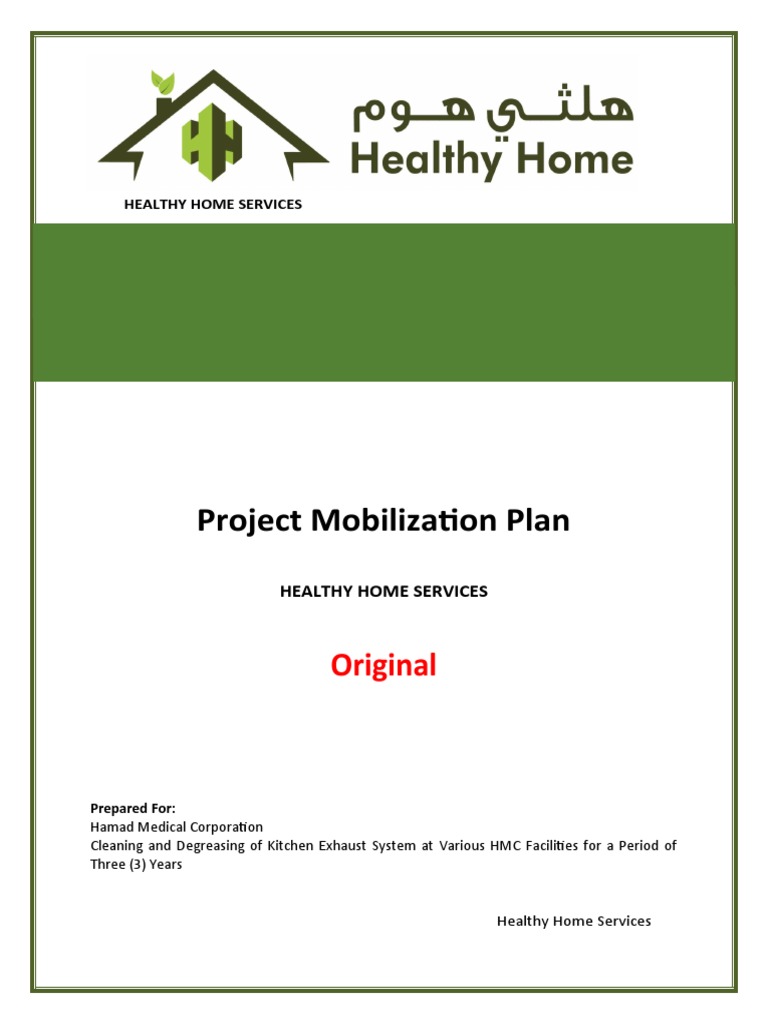 Project Mobilization Plan-Narrative | Download Free PDF | Duct (Flow ...