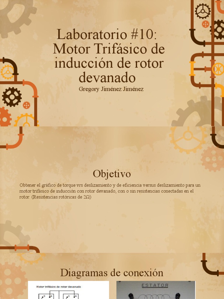 Presentacion Exposicion Motor Devanado | PDF | Inductor | Resistencia ...