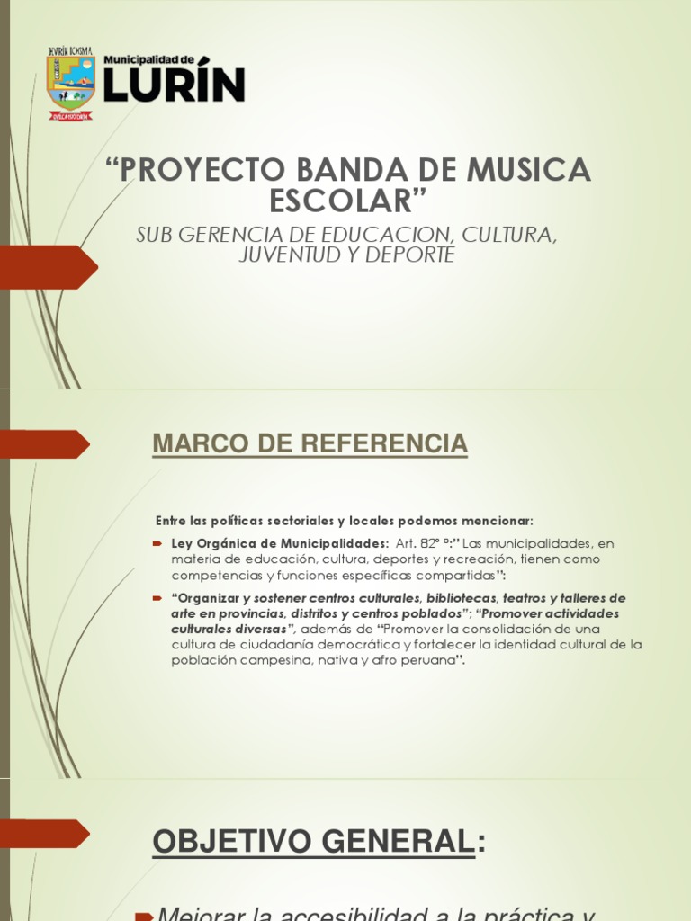Desarrollo de habilidades musicales en jóvenes del distrito de Lurín a ... Desarrollo de habilidades musicales en jóvenes del distrito de Lurín a ...