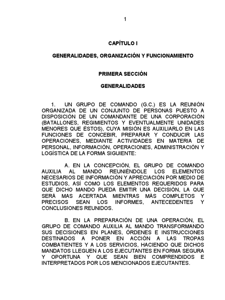 Manual de Grupos de Comandos-1 | PDF | Información | Ciencia militar