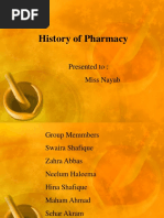 Timeline, History of Pharmacy | PDF | Pharmacy | Medicine