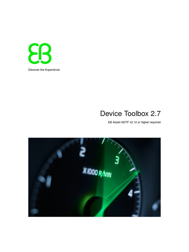 ADTF Devicetoolbox | PDF | Device Driver | Computer File