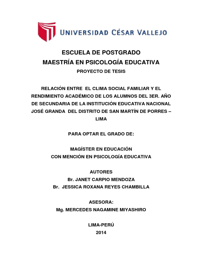 Carpio MJ-Reyes CJR | PDF | Estadísticas | Hipótesis