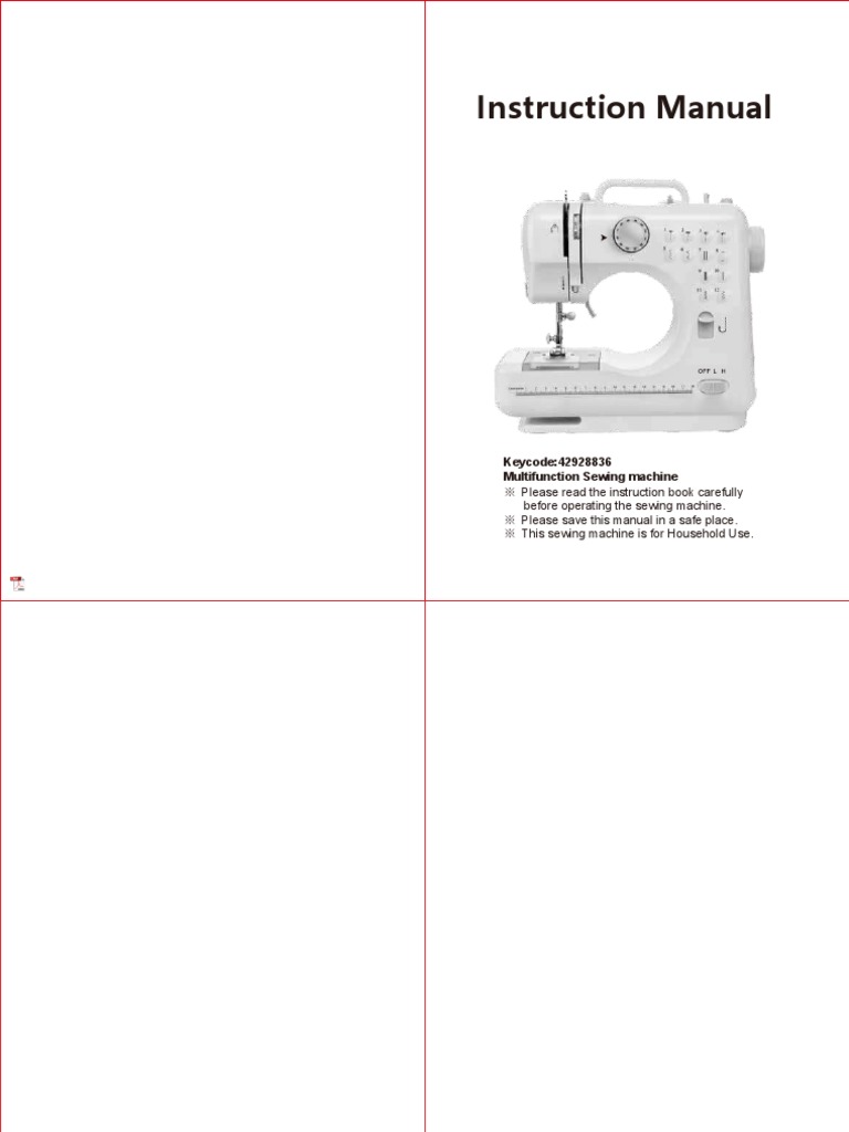Mini Sewing Machine | Download Free PDF | Sewing Machine | Sewing