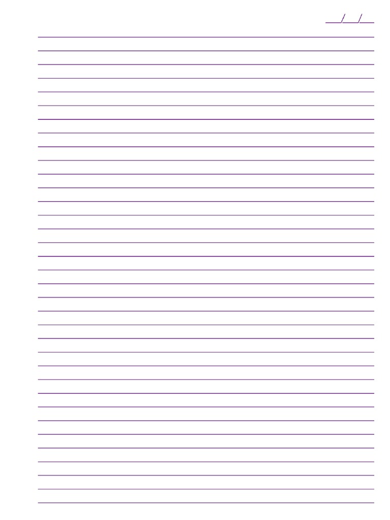 Papel Pautado em Branco para Imprimir 8 | PDF