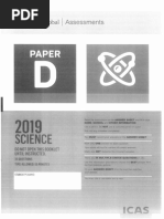 ICAS - Science - Paper E - 2018 | PDF