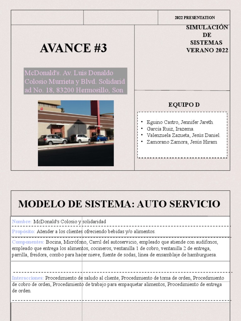 Avance 3 Equipo D | PDF | Comida y bebida