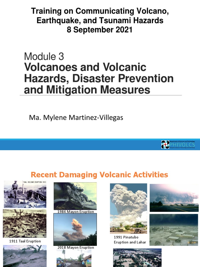 Module 3 Volcanoes and Volcanic Hazards - MMVillegas 2021 | PDF | Types ...