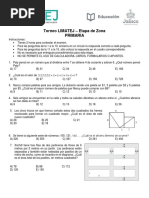 Torneo LIMATEJ 2026 - Secundaria | PDF