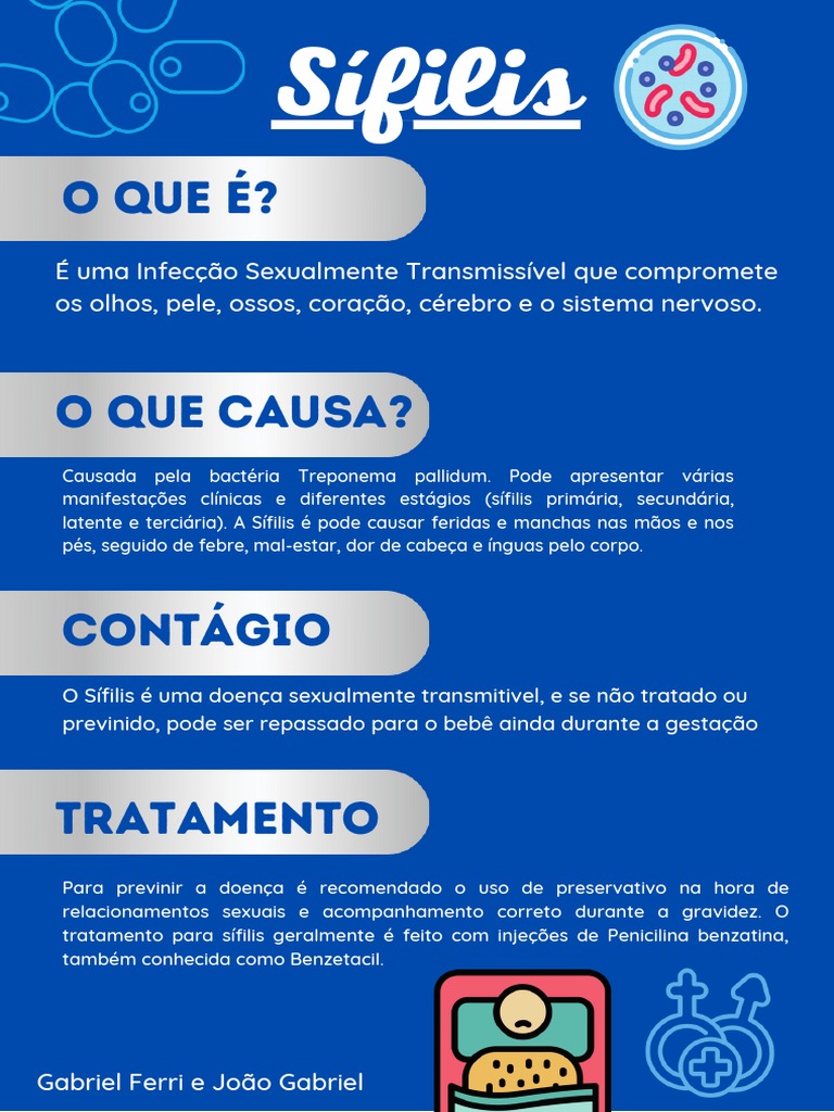 Folder Sobre Sifilis | PDF Folder Sobre Sifilis | PDF