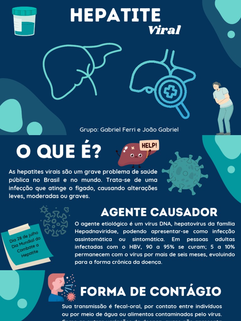 Slides - Hepatite Viral | PDF | Hepatite | Vírus