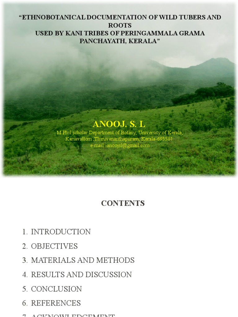 Anooj Kerala University | PDF | Biodiversity | Kerala