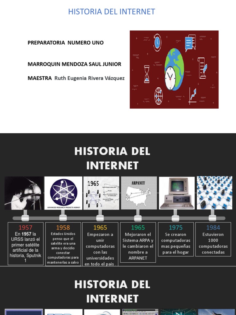 Historia Del Internet | PDF | Internet | Msn