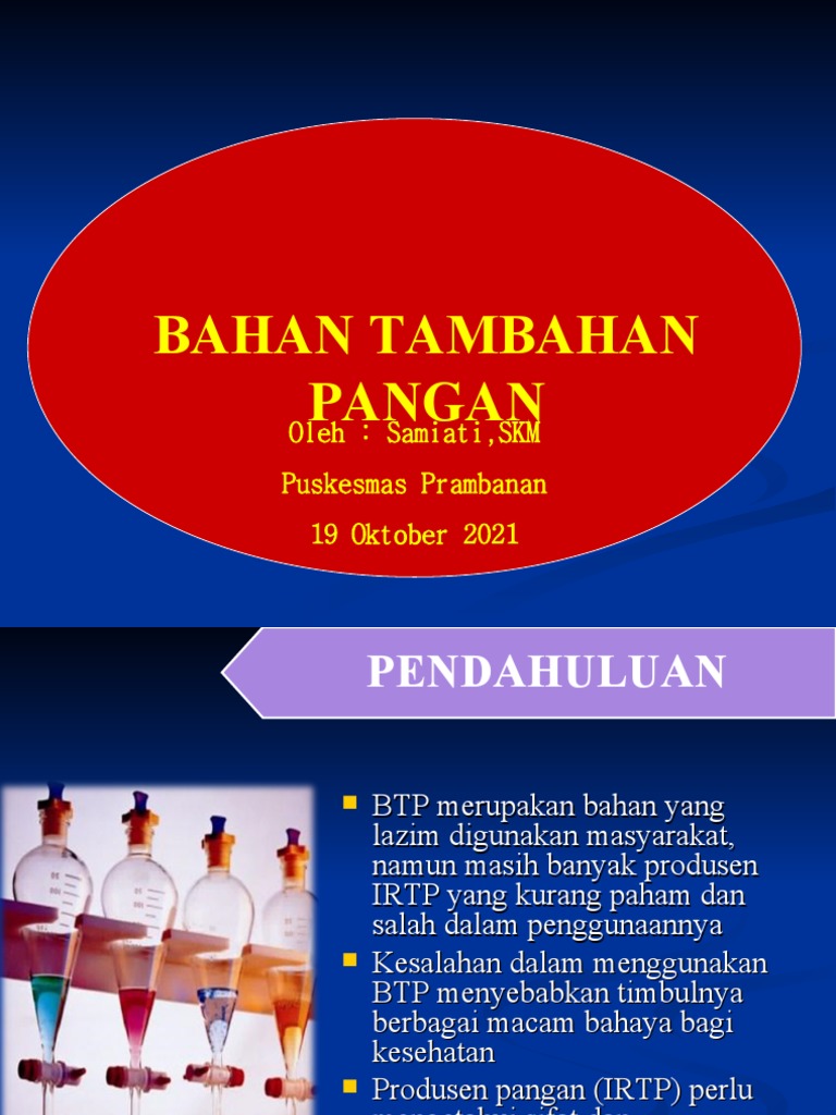 Panduan BTP untuk Produsen Pangan | PDF | Kesehatan Holistik | Gaya Hidup