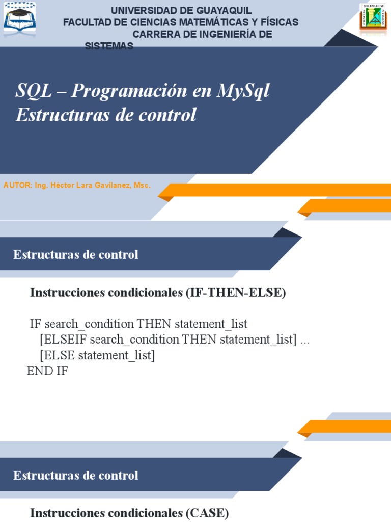 Estructuras de Control | PDF | Flujo de control | Programación de computadoras