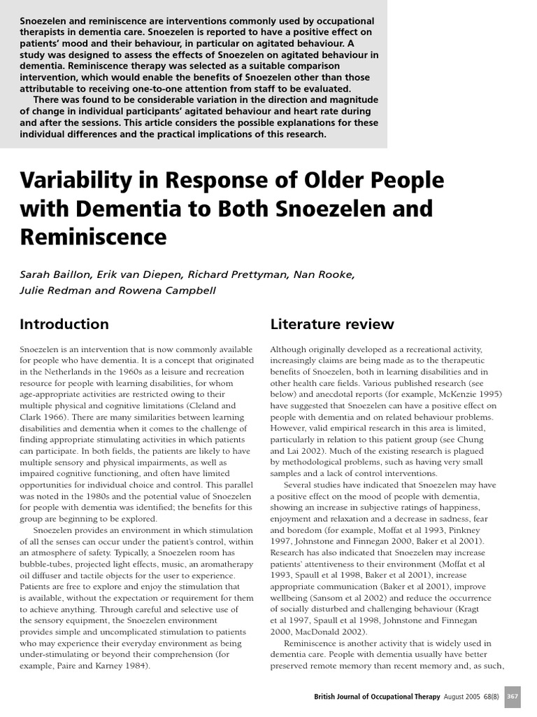 bailon_et_al_2004__comparison_of_the_effects_of_snoezelen_an | PDF ...