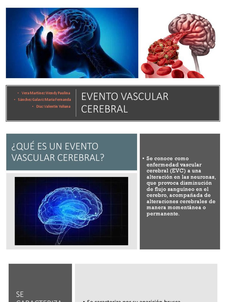 Evento Vascular Cerebral | PDF | Carrera | Medicina CLINICA