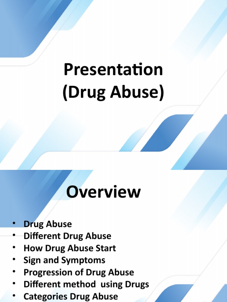 Drug Abuse | PDF | Substance Abuse | Substance Use Disorder
