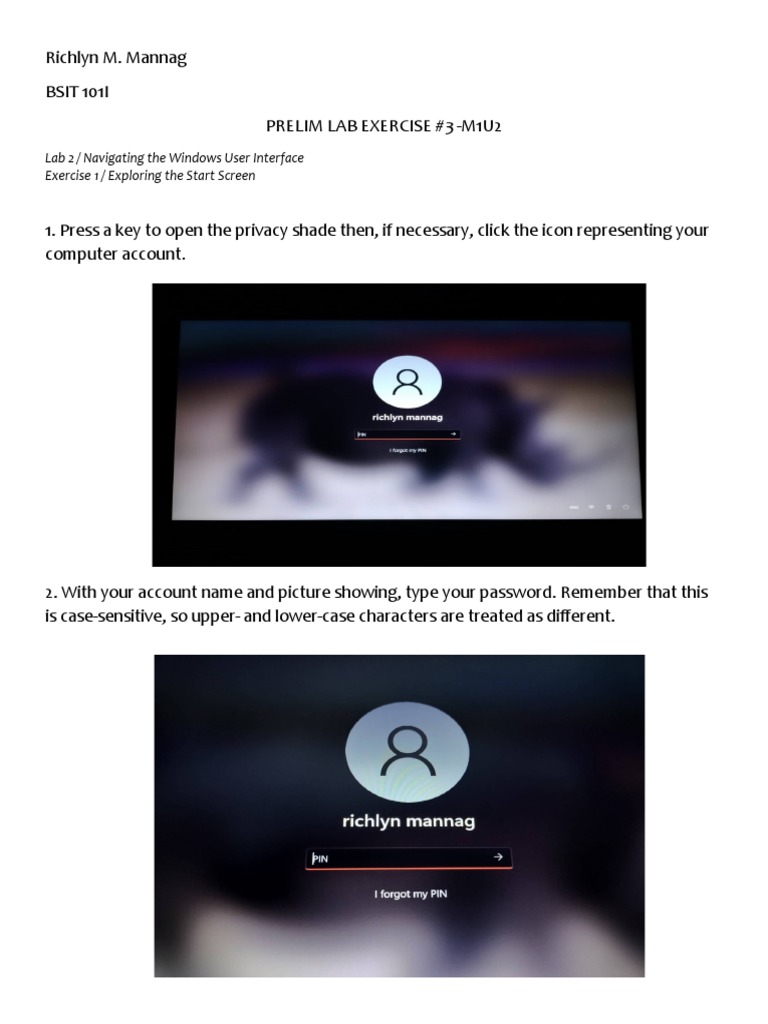 PT1 Lab Execise 2 | PDF | Window (Computing) | Human–Computer Interaction