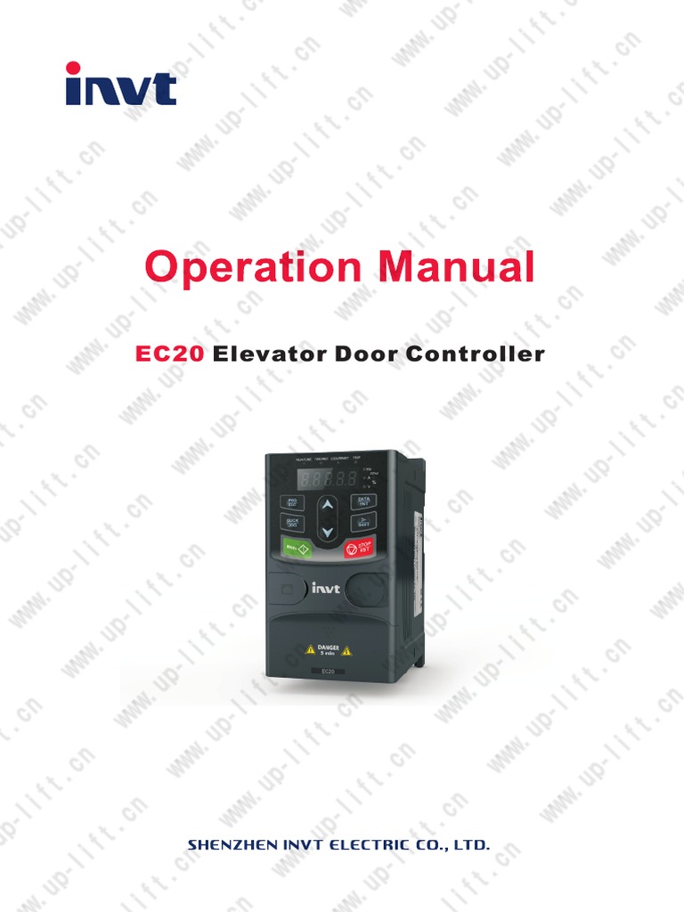 INVT EC20 Elevator Door Controller - V1.2 | PDF | Electrician | Equipment