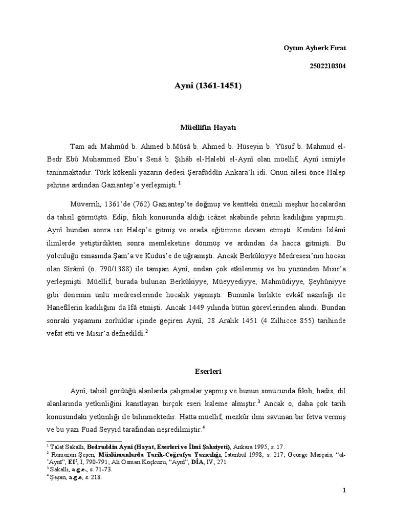 Aynî | PDF