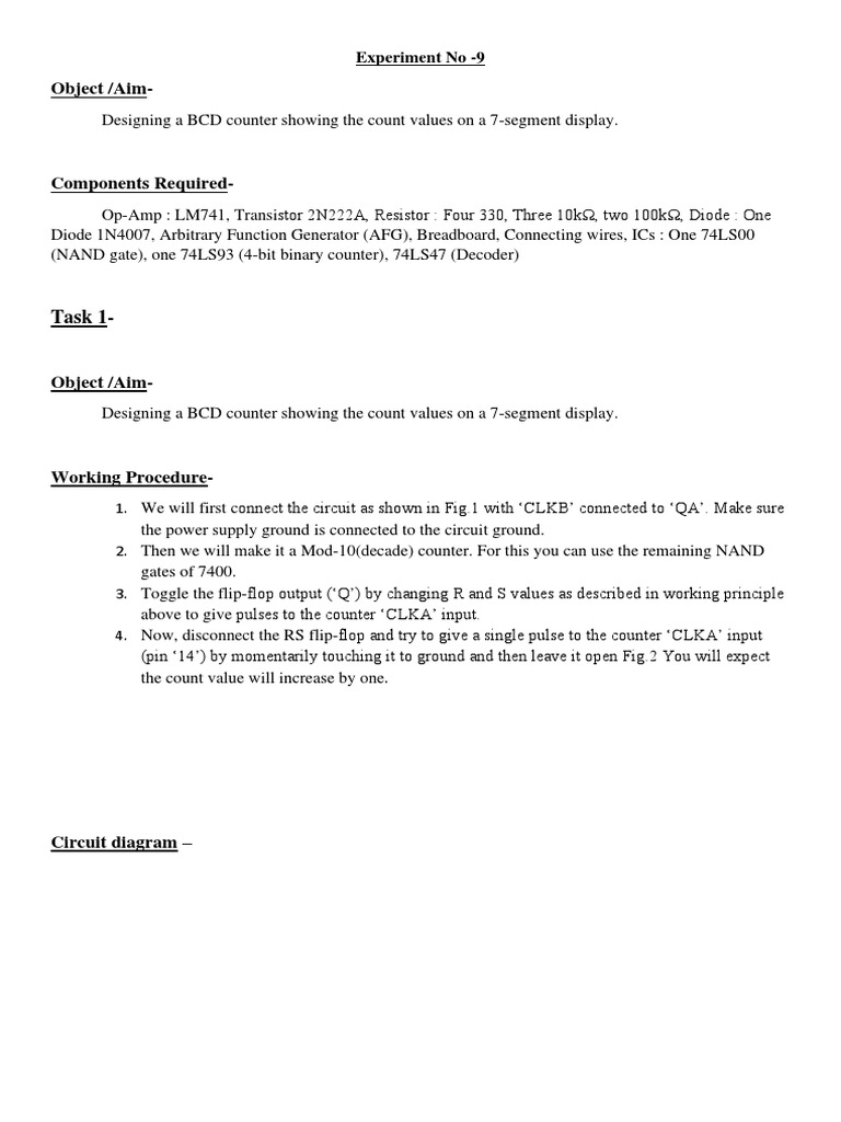 EE103 Exp9 TOSHIT - 2101CB59 | PDF | Electronic Circuits | Logic Gate