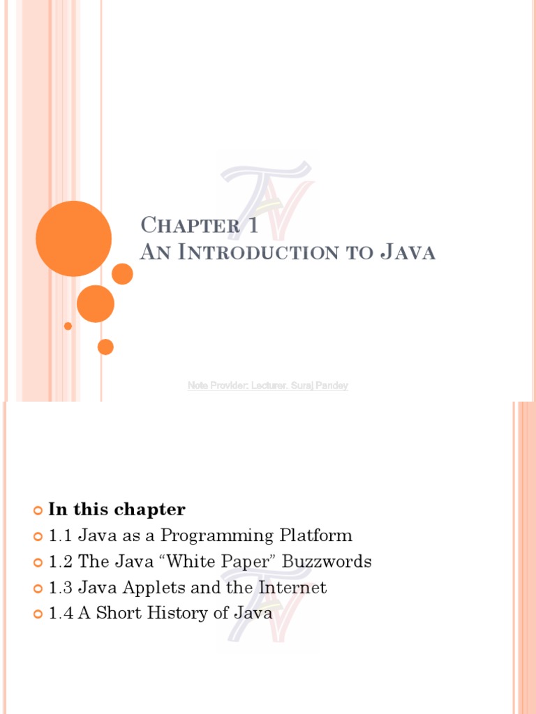 Elective I Java Programming Notes | PDF | Data Type | Control Flow