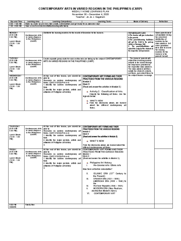 CPAR | PDF | Learning | Contemporary Art