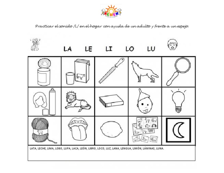 Fonema L Kinder | PDF
