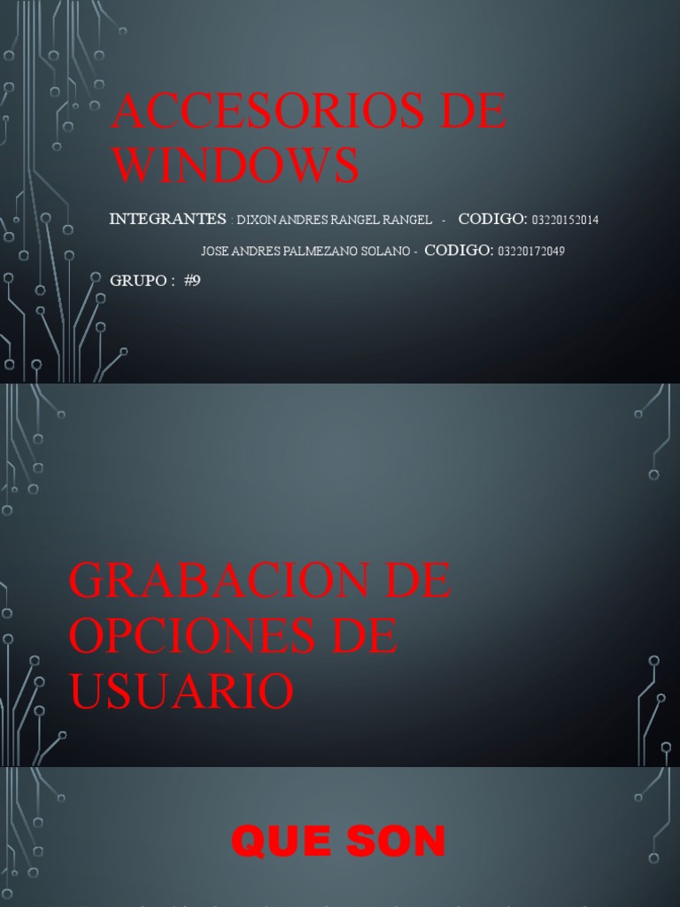 Guía de Accesorios de Windows | PDF | Informática