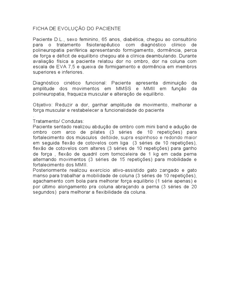 Ficha de Evolução Do Paciente | PDF | Doenças e distúrbios | Medicina ... Ficha de Evolução Do Paciente | PDF | Doenças e distúrbios | Medicina ...
