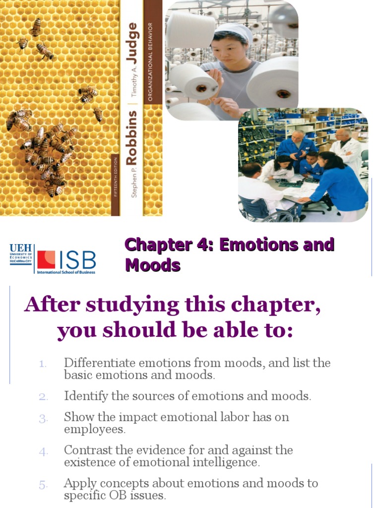 Emotions and Moods in the Workplace | PDF | Mood (Psychology) | Mental Health