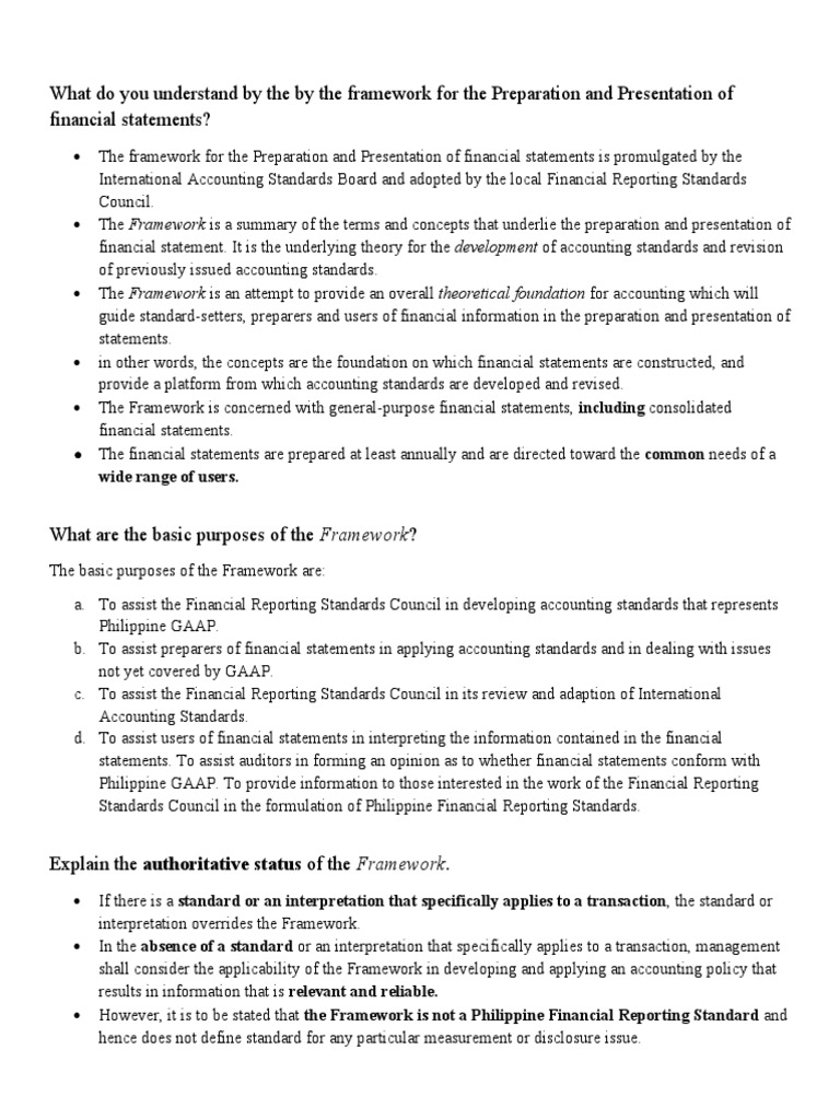 Conceptual Framework | PDF | Financial Statement | Accounting