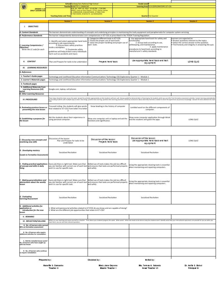 DLL-ict-css Week #2 | PDF | Learning | Educational Assessment DLL-ict-css Week #2 | PDF | Learning | Educational Assessment