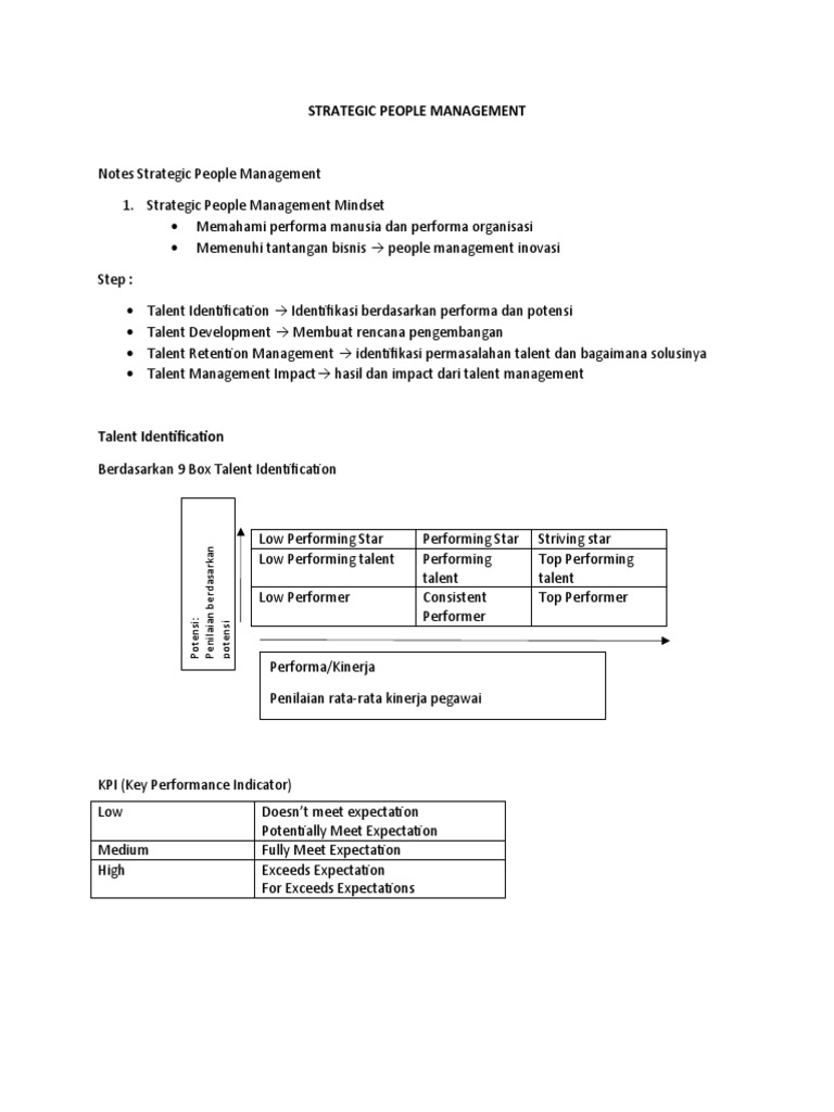 Strategic People Management | PDF