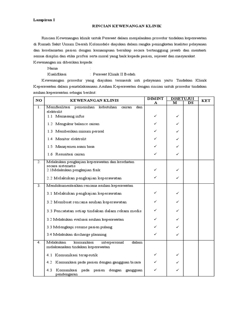Dokumen RKK-SPK Perawat Lengkap - PK Ii Bedah | PDF | Pengembangan Diri | Sains & Matematika