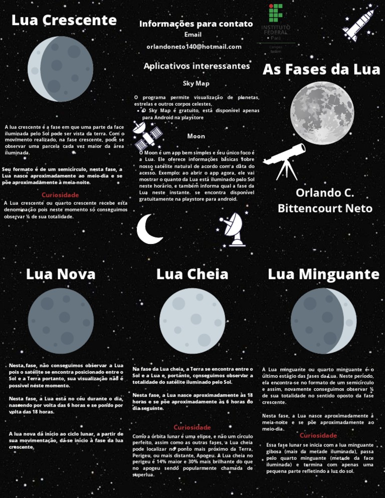 As Fases Da Lua | PDF | Lua | Astronomia antiga