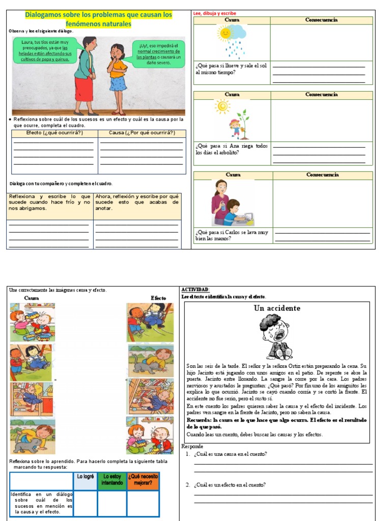 Dialogamos Sobre Los Problemas Que Causan Los Fenómenos Naturales | PDF