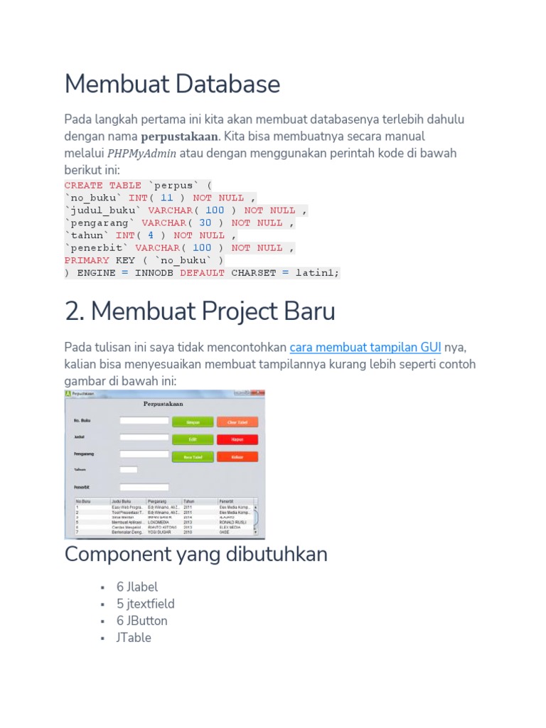 Modul Input Buku Perpustakaan | PDF | Komputer