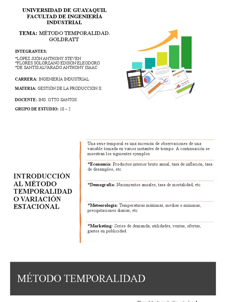 Método de Temporalidad en Pronósticos | PDF | Hora | Planificación