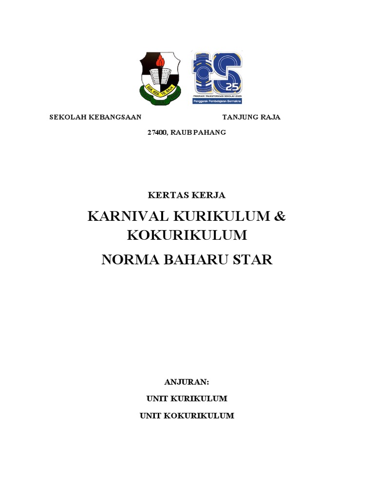 Kertas Kerja Karnival Kurikulum Koko Star 202122 | PDF