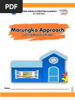 Marungko Booklet 1 | PDF