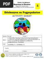 Esp 8 Summative Test | PDF