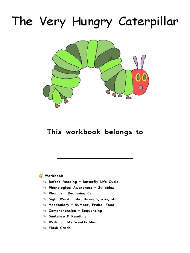 The+Very+Hungry+Caterpillar | PDF | Phonics | Butterfly