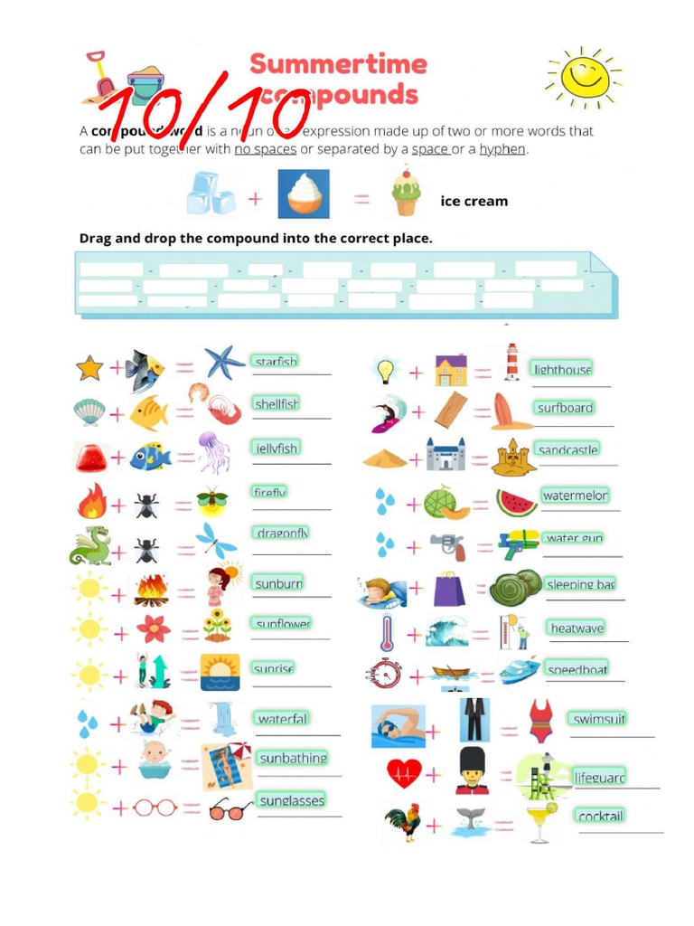 W01 - PE1 - Homework - Compound Nouns 2 | PDF