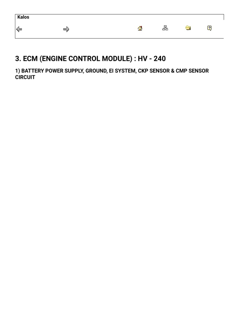 Diagrama Ecm Delphi HV-240 | PDF | Electrical Connector | Manufactured ...