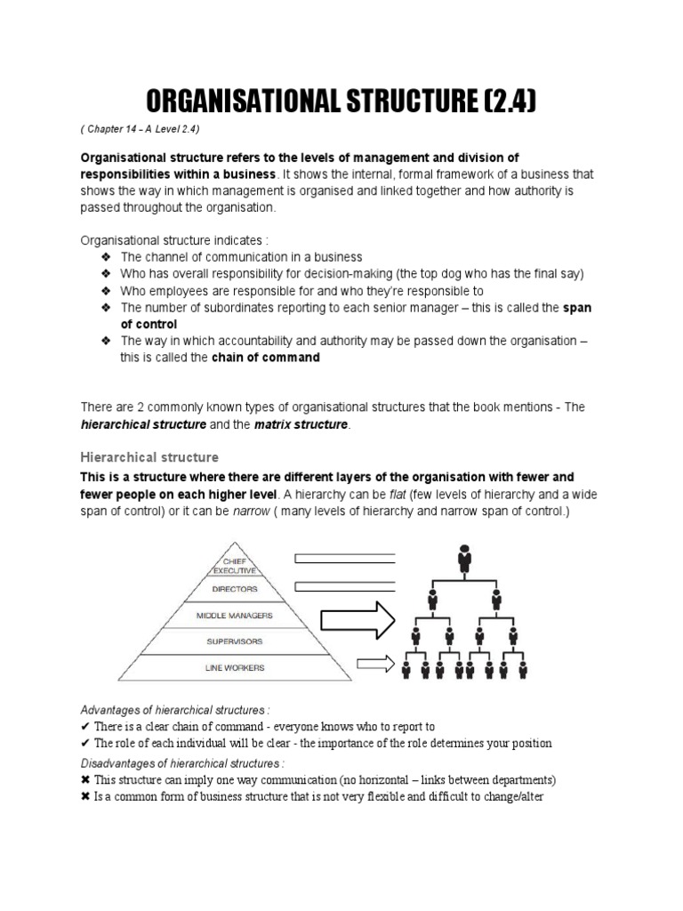 Understanding Organisational Structures | PDF | Organizational ...
